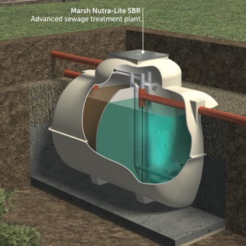 Marsh Nutra-Lite sewage treatment plant
